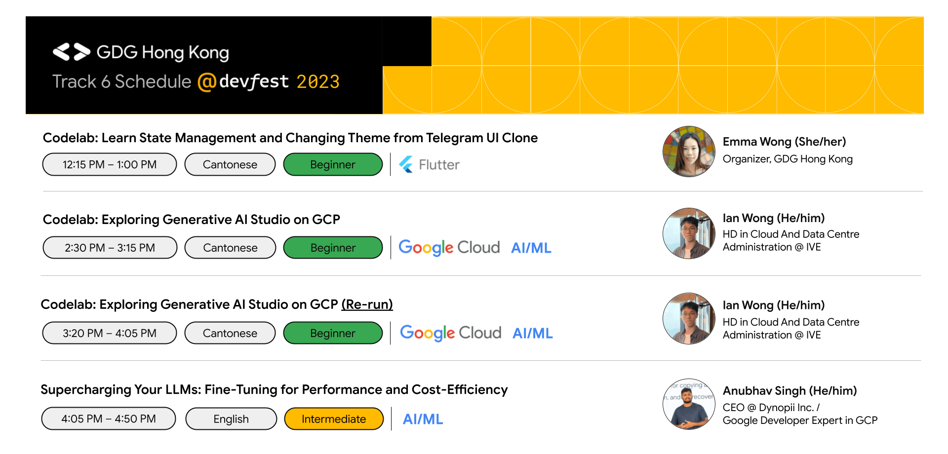 See DevFest 2023 GDG Hong Kong: AI Everywhere at Google Developer Groups GDG Hong Kong